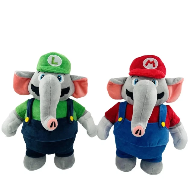 SUPER MARIO BROS Wonder Plush Doll Elephant Mario Soft Stuffed Toy Kids ...