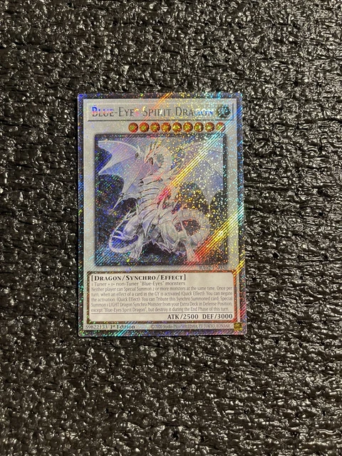 YUGIOH! - BLAUÄUGIGER Geisterdrache RA02-DE030 Platinum Secret Rare 1. Auflage NM EUR 2,21 ...