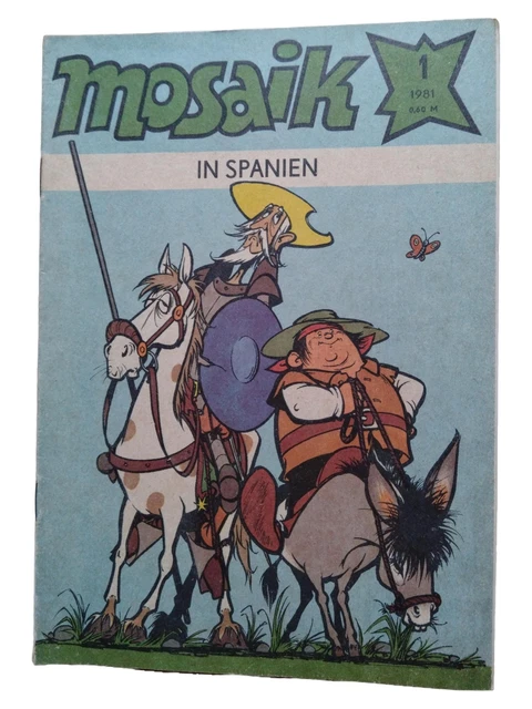 MOSAIK COMIC 1/1981 Digedags Spanien DDR Retro Magazin Taschenbuch EUR ...