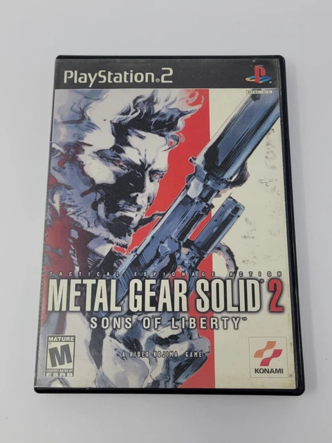 METAL GEAR SOLID 2: Sons of Liberty PS2 (Sony PlayStation 2, 2001 ...