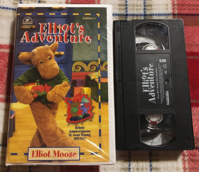 ELLIOT MOOSE: ELLIOT'S ADVENTURE {Edition 1} KIDS MOTION | VHS TAPE ...