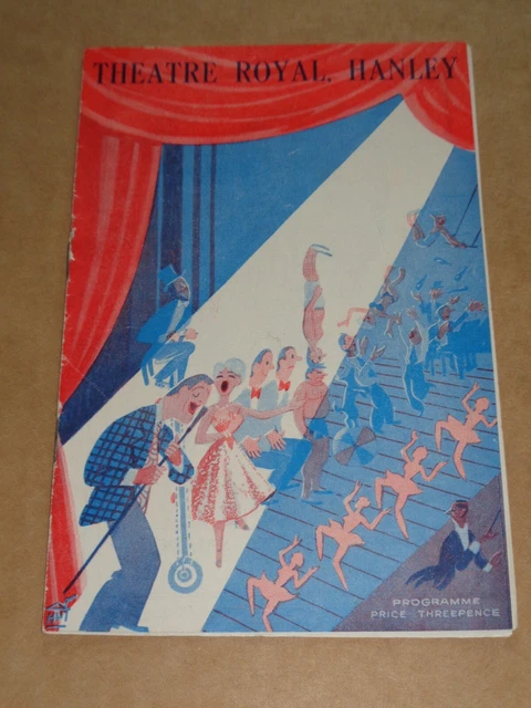 HILDA BAKER 1956 Theatre Royal, Hanley Programme(Gitsom Sisters/Jimmy ...