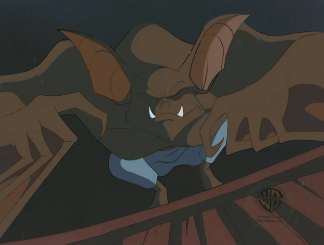 BATMAN THE ANIMATED Series Original Production Cel/Draw-Man Bat-On ...