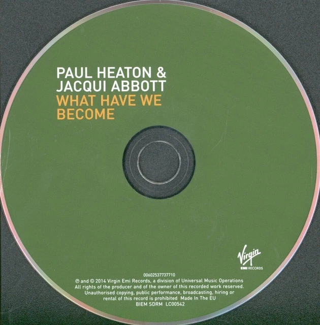 PAUL HEATON AND Jacqui Abbott What Have We Become CD Europe Virgin 2014 ...