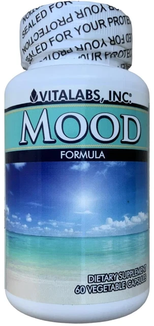3 MOOD SUPPORT Stress Relief Relaxation Positive Mood Enhancer 60 ...
