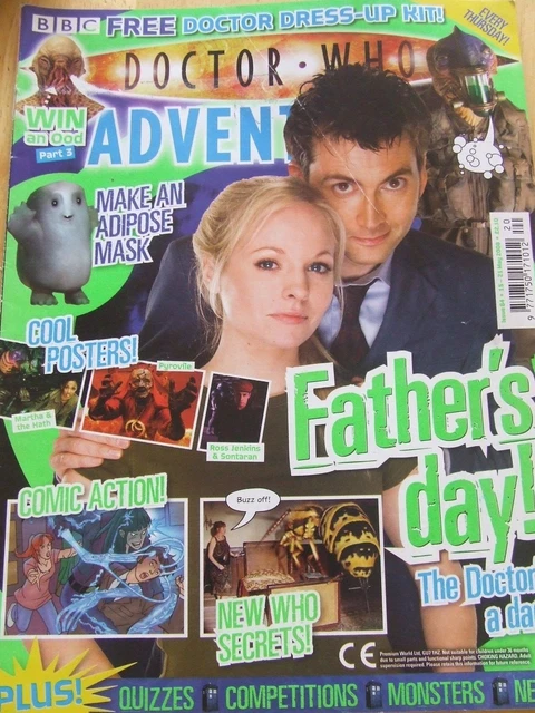 DOCTOR WHO MAGAZINE May 2008 #64 Adipose Father's Day Comic Action ...