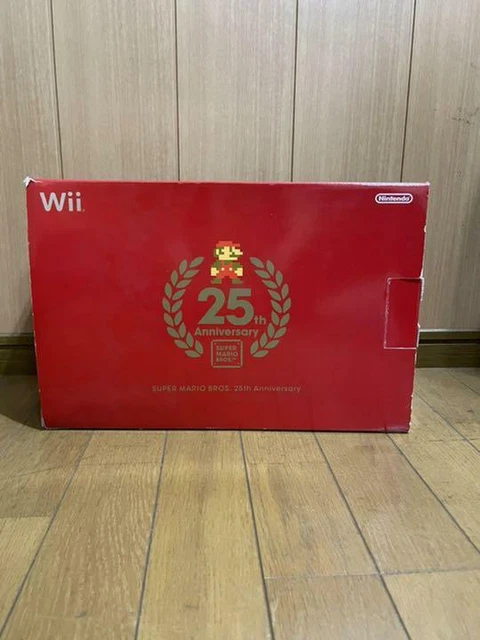 SUPER MARIO BROS Red Console 25th Anniversary Limited JPN Ver W/Box ...
