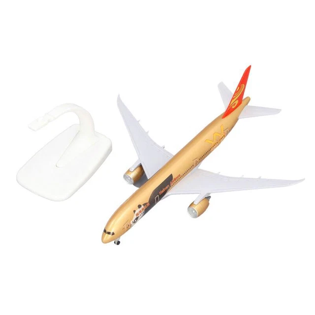 MODELLO AEREO IN lega 787 con carrello di atterraggio su base stabile ...