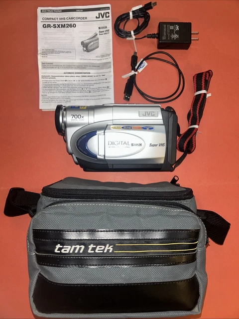 JVC GR-SXM260U VIDEOCAMERA zoom digitale compatta VHS-C VHS 700x EUR 48 ...