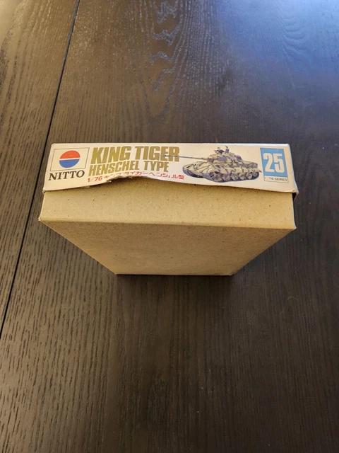NITTO KING TIGER Henschel Type German Heavy Tank 1/76 Model Kit $20.00 ...