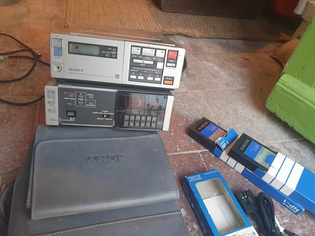 MAGNETOSCOPE A CASSETTE Sony Sl-C7F Betamax Secam + Telecommande Et ...