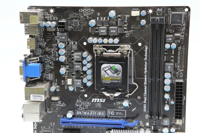 CARTE MÈRE MSI H67MA-E35 (B3) MS-7680 Ver 2.0 DDR3 F53 EUR 46,30 - PicClick FR