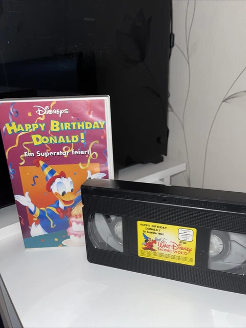 HAPPY BIRTHDAY DONALD! Film Walt Disney VHS Kassette Rarität Vintage ...