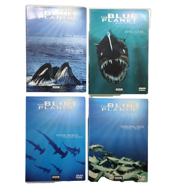 THE BLUE PLANET Seas of Life DVD Box Set BBC Documentary 2001 sharks ...
