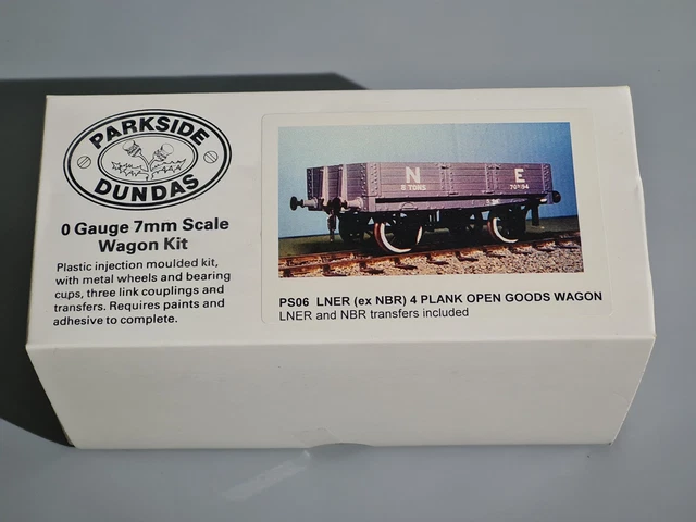 O GAUGE 7MM Scale Parkside Dundas LNER (Ex NBR) 4 Plank Open Wagon New ...