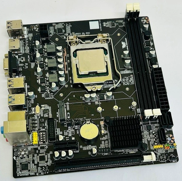 VENO SCORP ZX-H61C/B75 V5.0 Socket 1155 Motherboard, Intel i3 CPU, No ...