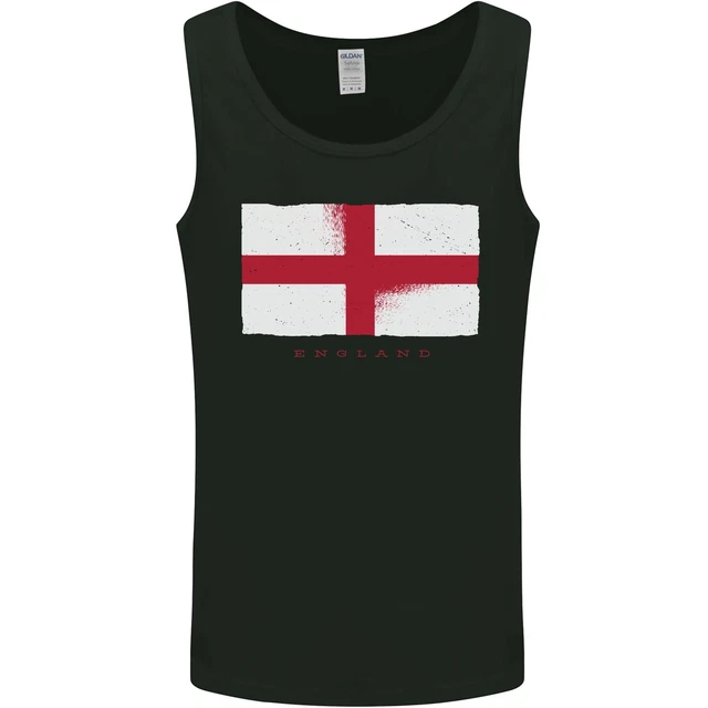 ENGLAND FLAG ST Georges Day Rugby Football Mens Vest Tank Top $24.11 ...