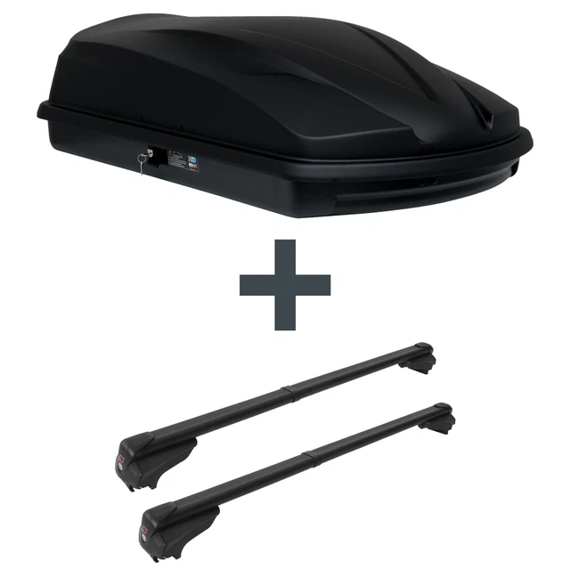 DACHBOX LEVUP CUBE + Dachträger G3 Clop infinity für Mercedes E T ...
