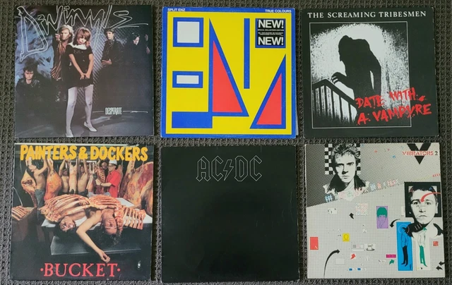 AUSSIE & NZ Six Pack Vinyl Records - Split Enz, AC/DC, Painters and ...