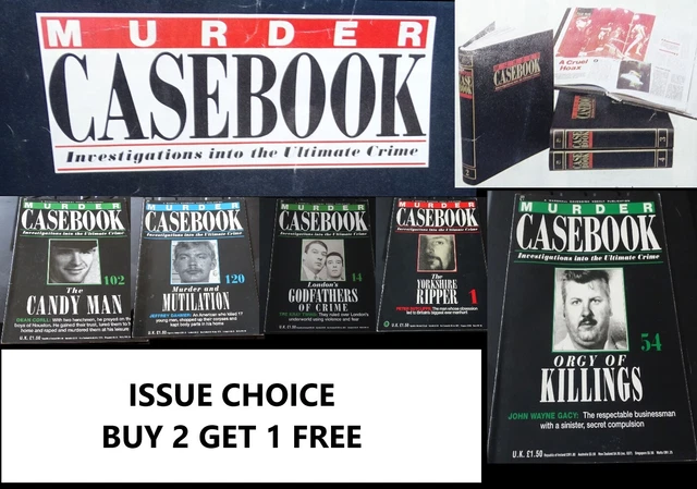 MURDER CASEBOOK - Marshall Cavendish - True Crime - Issue Choice ...