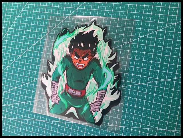 REFLECTIVE ROCK LEE NARUTO Anime JDM Car / Computer Sticker #N65 $12.00 ...