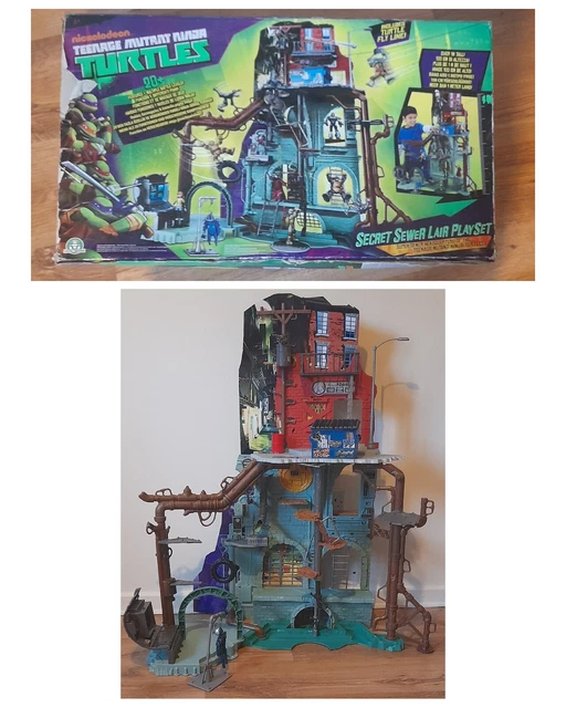 TEENAGE MUTANT NINJA Turtles Secret Sewer Lair Playset 2012 - Missing ...