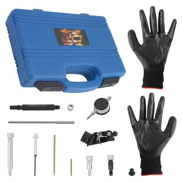 DIESEL FUEL INJECTION Pump Timing Indicator Tool Gauge Adapter Kit UK £ ...