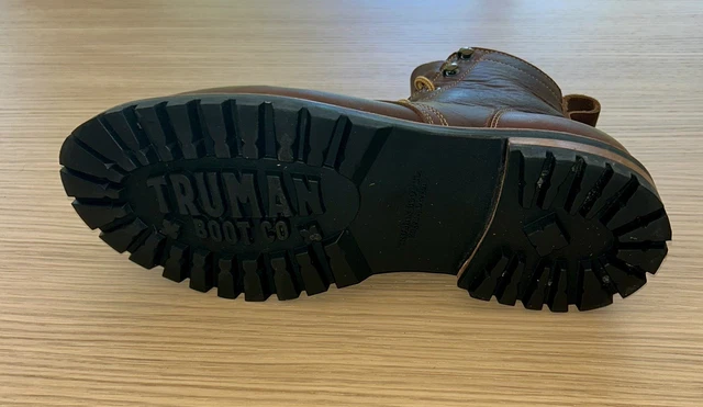 TRUMAN BOOT COMPANY Boondocker Moc Toe work last Size 10D £258.46 ...