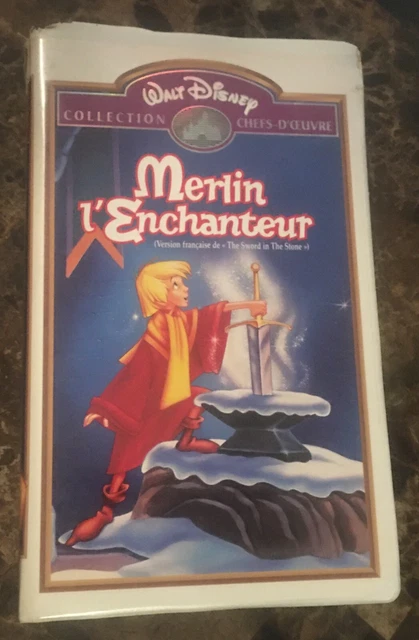 *VHS FRENCH MOVIE Merlin L'enchanteur Walt Disney Collection ...