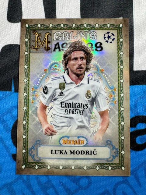 2022-23 TOPPS MERLIN Cromo UEFA #MM-13 Luka Modric Merlin's Masters ...