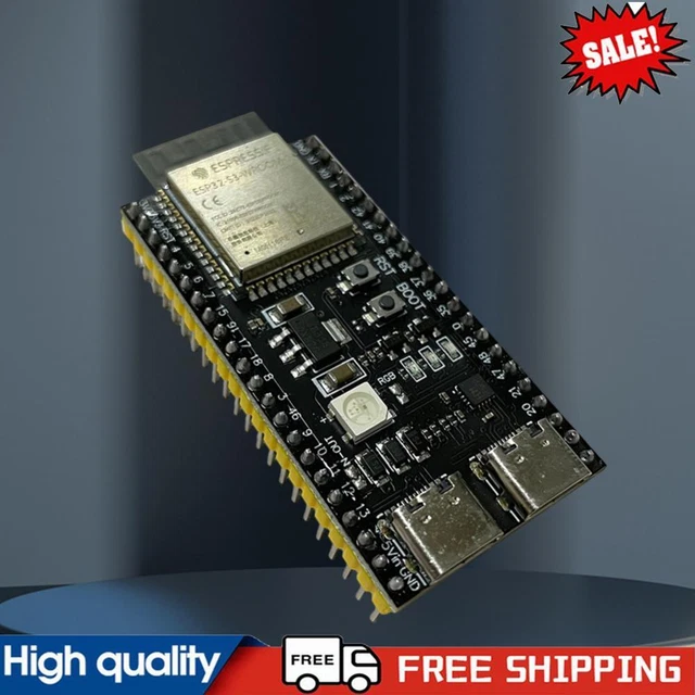 ESP32/ ESP32-S3/ESP32-C3 DEVELOPMENT Board Dual Type-C (N16R8 Welded) ~G £7.39 - PicClick UK