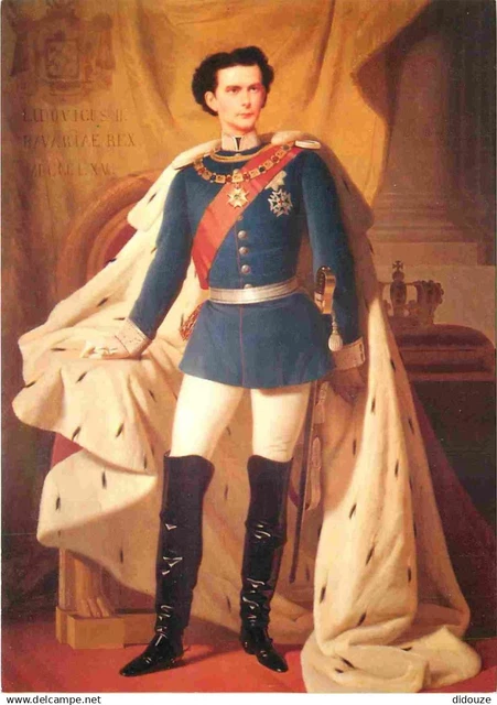 ART - PEINTURE Histoire - Roi Louis II de Bavière - Portrait - CPM ...
