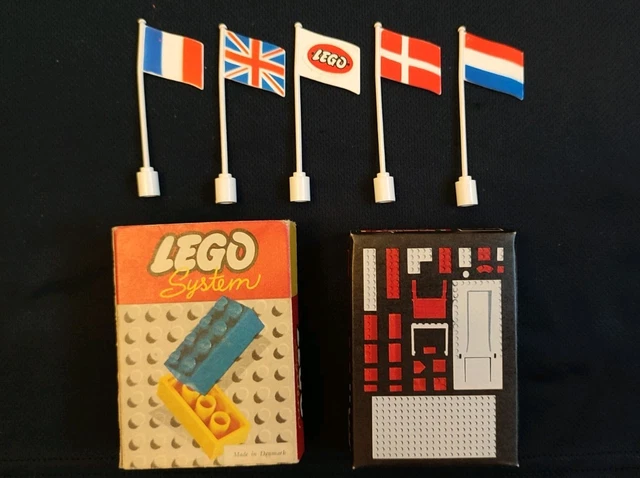 LEGO INTERNATIONAL FLAGS 242 set, boxed, rare vintage 1950s/60s £29.80 ...