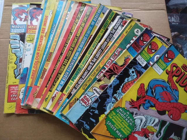VINTAGE X14 SUPER Spider-Man And The Titans Marvel Comics Group Bundle ...