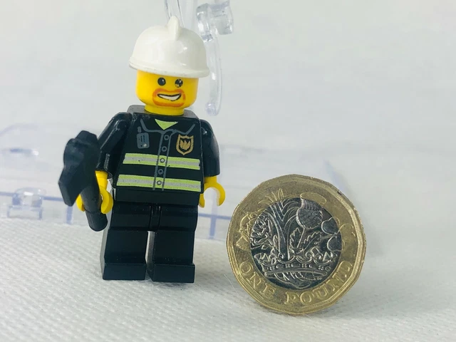 LEGO MAN MINI Figure Minifigure Fireman Fire Fighter Genuine Official £ ...