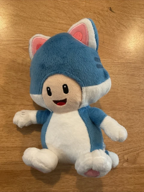 SUPER MARIO BROS Toad Cat Plush Soft Toy £7.99 - PicClick UK