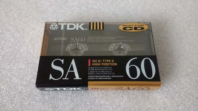TDK SA60 CASSETTE IEC II TYPE II High Position $8.90 - PicClick