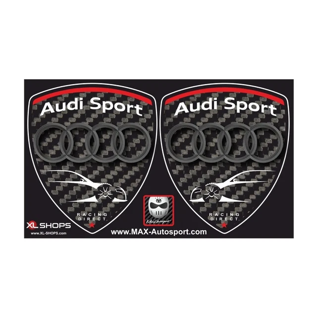 Sticker Audi Sport Carbone Aufkleber Adesivi A1 A2 Tt A3 A4 A5 Q3 Q2 Q5