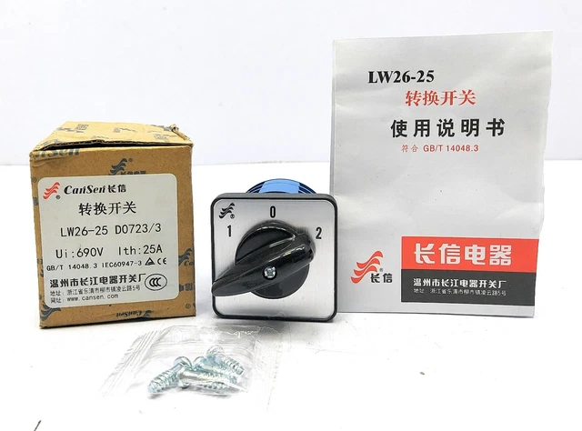 CANSEN LW26-25 ROTARY Cam Switch $129.80 - PicClick AU