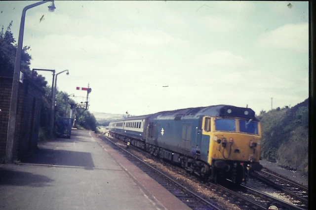 ORIGINAL 35MM COLOUR Slide of a Class 50 50015 at Liskeard 27/8 /1977 ...