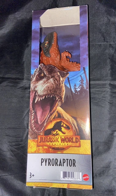 MATTEL JURASSIC PARK World Atrociraptor Pyroraptor Velociraptor Lot ...