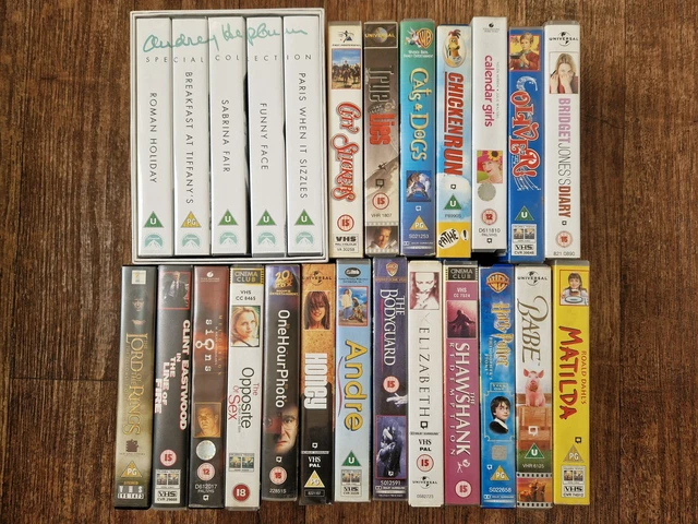 25 DIFFERENT FILMS, Movies - VHS Video Tapes - Mixed Bulk Lot #16 £14. ...