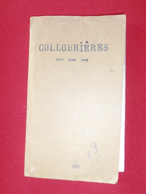 CARTE GEOGRAPHIQUE DE FRANCE COLLOBRIERES VAR FORMAT 55 x 78 cm EUR 42 ...