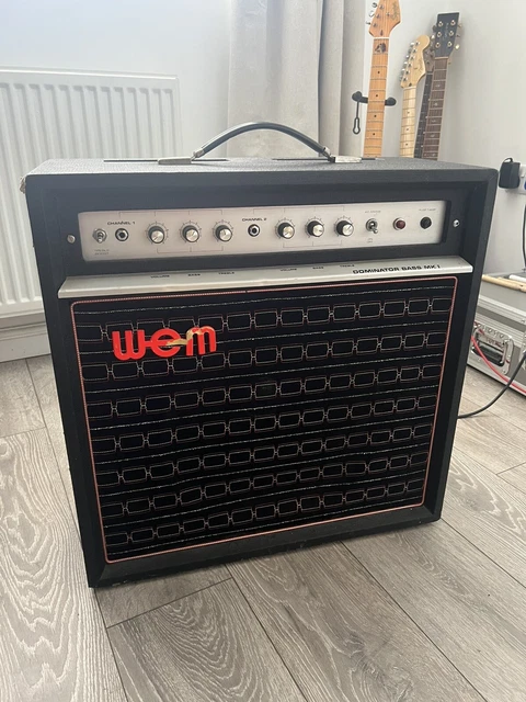 WATKINS WEM DOMINATOR MK1 Vintage British Tube Valve Bass Amplifier ...