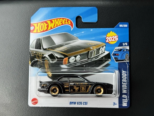 HOT WHEELS | BMW 635 CSi | HYW38 | Wild Widebody | 1:64 | schwarz/gold ...