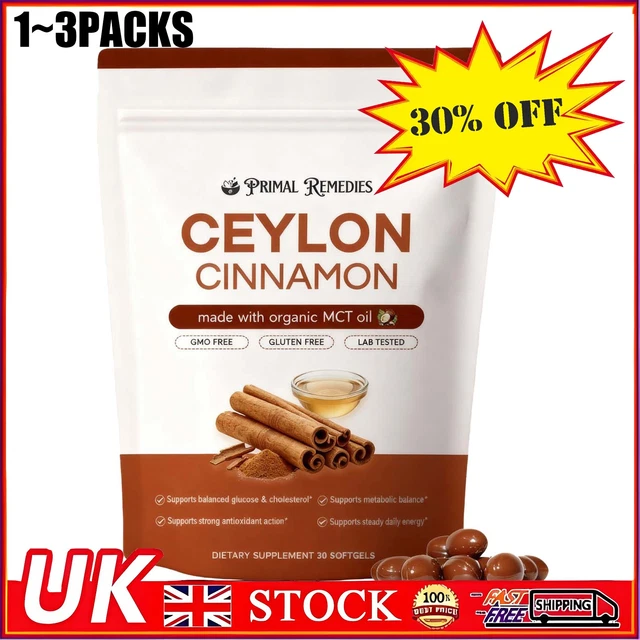 1~3X CEYLON CINNAMON Softgels, Ceylon Cinnamon Soft Gels 7200Mg ...