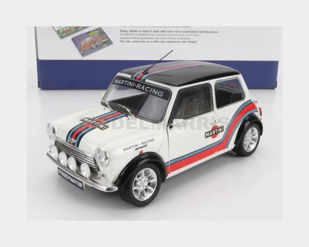 SOLIDO 1800610 MINI - Cooper Sport Martini Racing Livery 1998 - Blanc ...