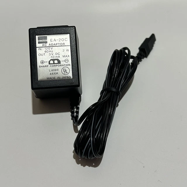 SHARP EA-2C AC Adapter 3V DC 10mA $17.85 - PicClick