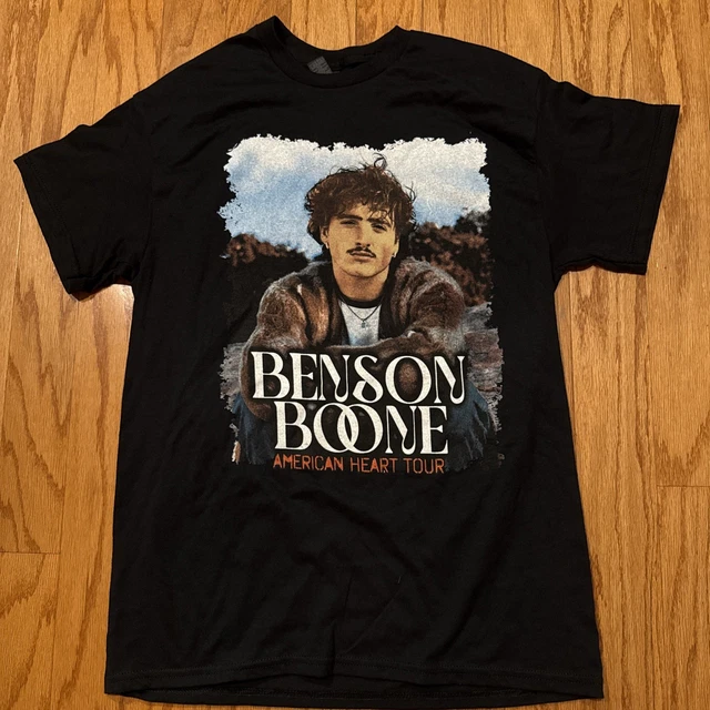 BENSON BOONE AMERICAN Heart Tour 2025 Merch T Shirt with Date & City ...
