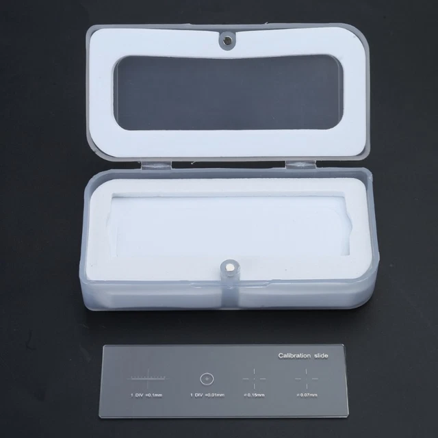 MICROMETERS OPTICAL GLASS Calibration Ruler Microscopes Oculars Reticle ...